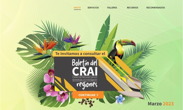 Boletín CRAI Marzo 2023 | Genially