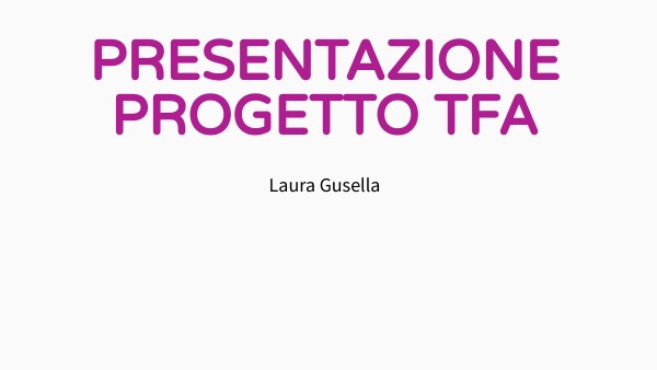 MINIMAL PRESENTATION