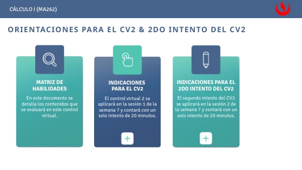 Orientaciones para el CV2 & 2do intento del CV2 | Genially