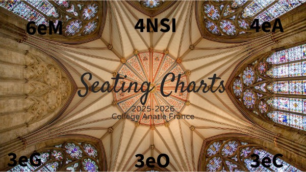SEATING CHARTS | Genially