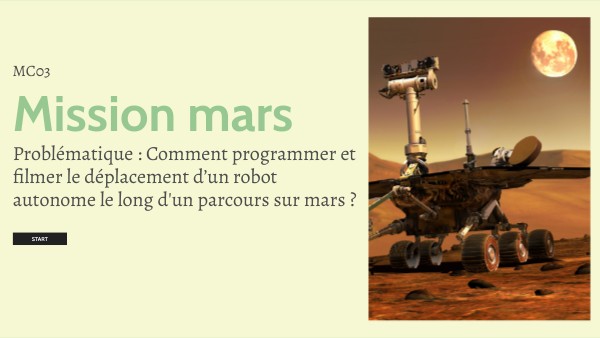 S - Mission mars - Technologie | Genially