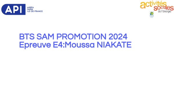 Projet E4 | Genially