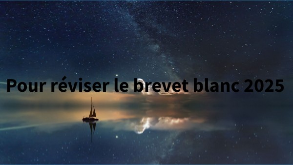 révisions BB2025 | Genially