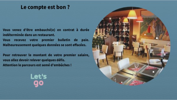 LE COMPTE EST BON ? | Genially