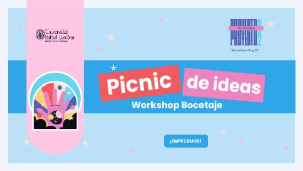 Workshop Proceso de Bocetaje 2025 | Genially