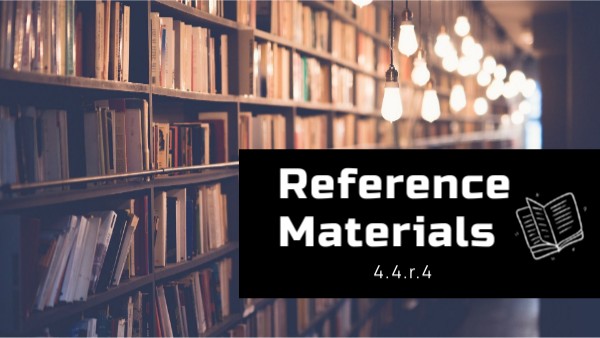 4th- Using Reference Materials | Genially