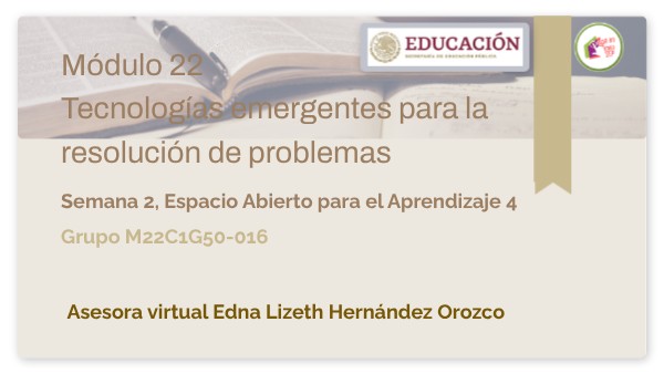 EAA 4 M22 Semana 2 | Genially