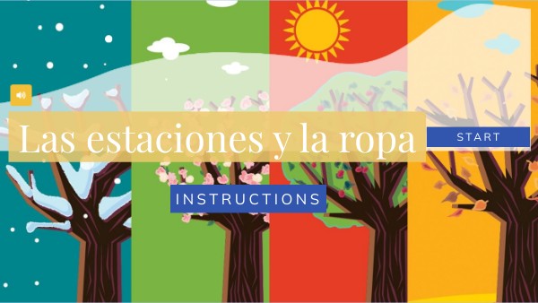 Las estaciones y la ropa | Genially