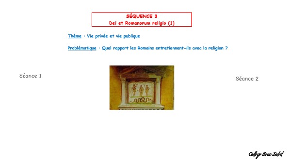 Séquence 3 - Latin 5ème