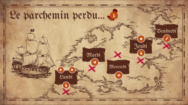 Le parchemin perdu | Genially