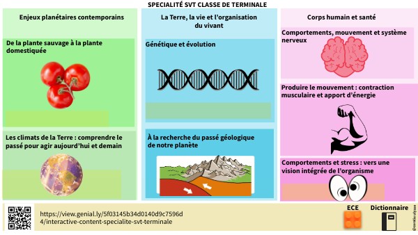 SPÉCIALITÉ SVT TERMINALE | Genially