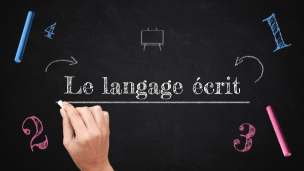 La langage écrit cycle 1 | Genially
