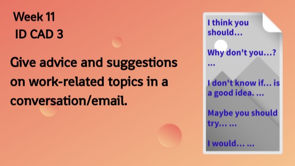 Week 11 CAD 3 | Genially