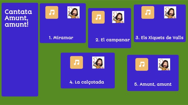 Cantata amunt, amunt... | Genially