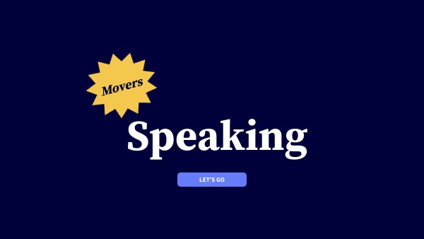 3º - MOVERS SPEAKING | Genially