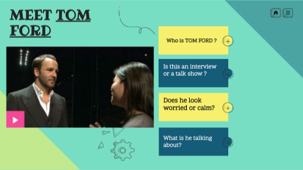 UNIT 1 - TOM FORD / KET III | Genially