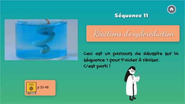 Séquence 11 Première Spé oxydoreduction | Genially