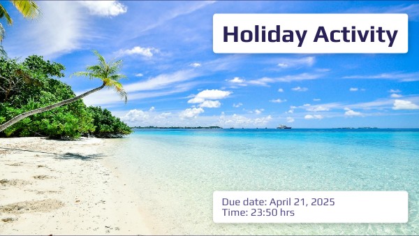 Holiday Activity | Genially