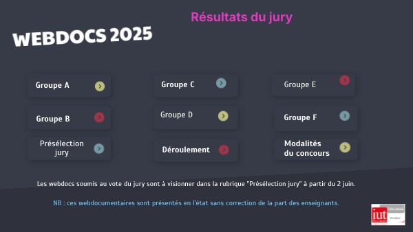 Concours webdocs 2025 | Genially