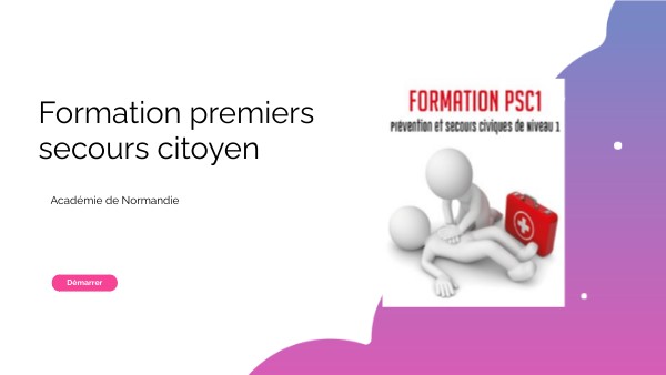 Présentation PSC1 | Genially