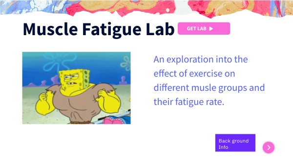 Muscle Fatigue lab | Genially