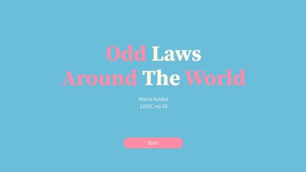 Odd Laws Around The World