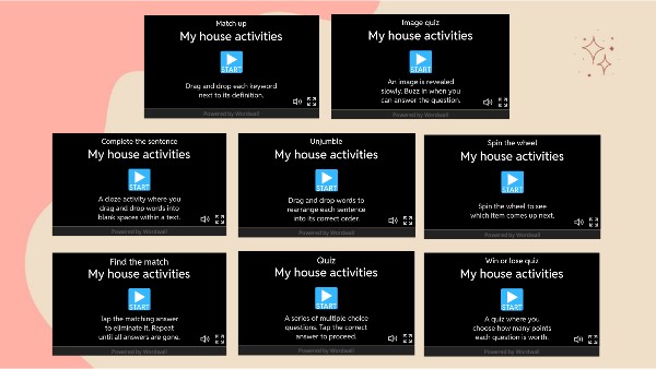 Word Practice (activities) | Genially