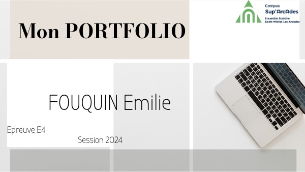 MON PORTFOLIO E4