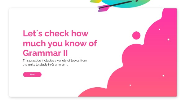 QUIZ Grammar II | Genially