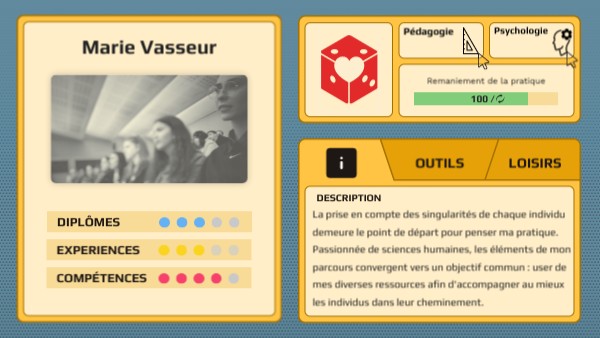 CHARACTER SHEET | Genially