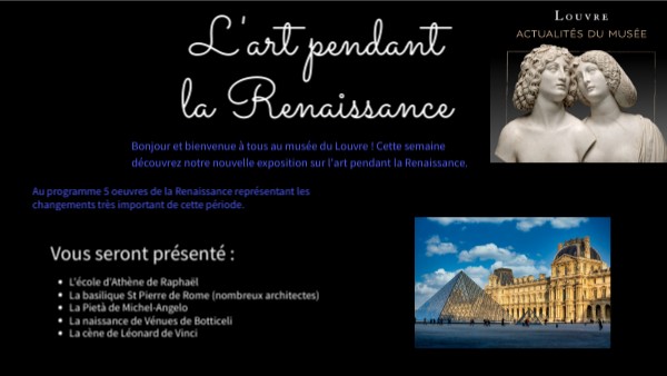 Travail Renaissance | Genially