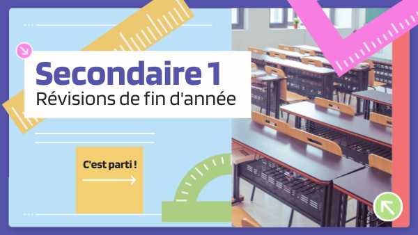 Révisions fin d'année Sec1 | Genially