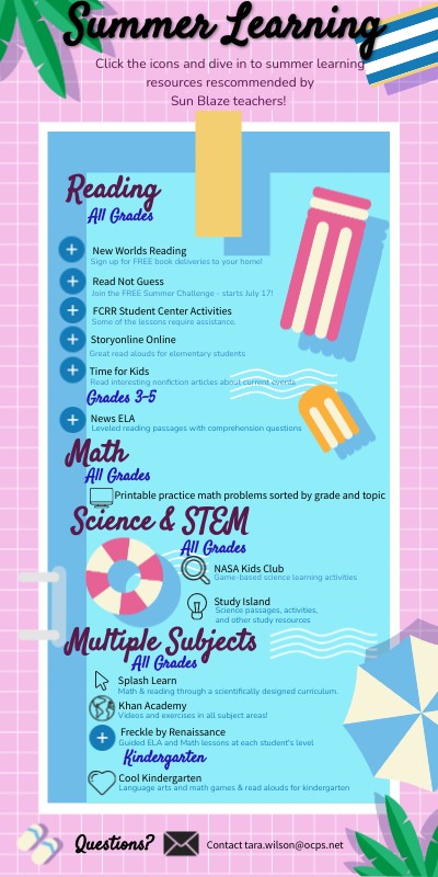 Summer Learning | Genially