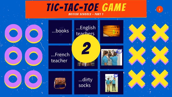 TIC-TAC-TOE GAME : British schools | Genially