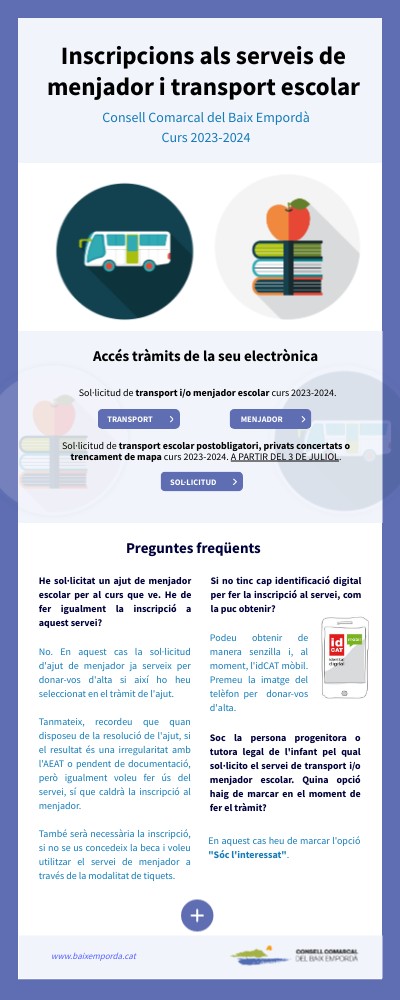 INSCRIPCIONS 2023-2024 | Genially