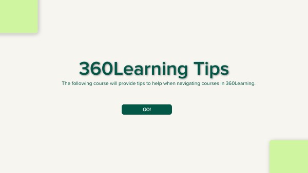 360Learning Tips | Genially