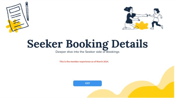 Seeker Booking Details | Genially