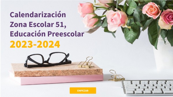 Calendarización 2023-2024 | Genially