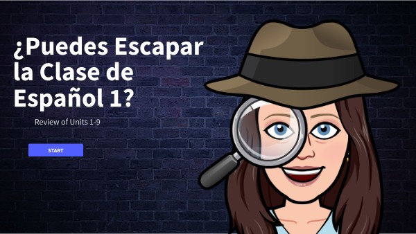 Can You Escape Spanish 1? | Genially