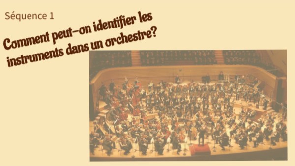 Comment peut-on identifier les instruments dans un orchestre | Genially