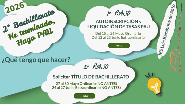 Final 2_Bachillerato, PAU y CFGS | Genially