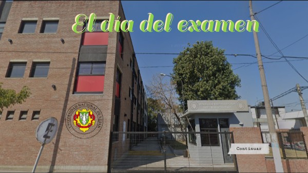 EL DIA DEL EXAMEN