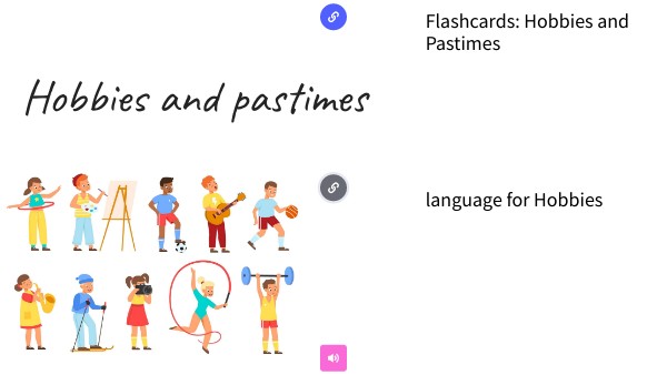 Hobbies and pastimes | Genially