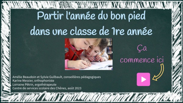 Première année | Genially