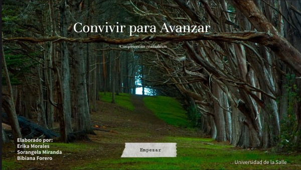 Convivir para Avanzar | Genially