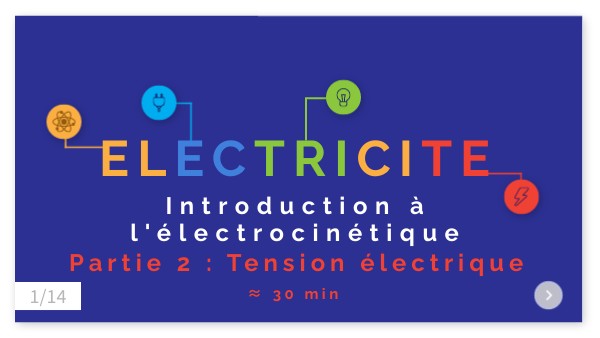 Electricité - Module 3 - Partie 2 | Genially