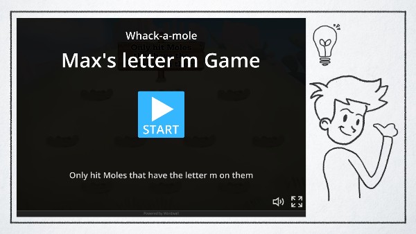 Letter M Word Wall | Genially