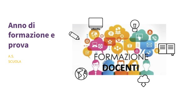 presentazione anno di formazione e prova
