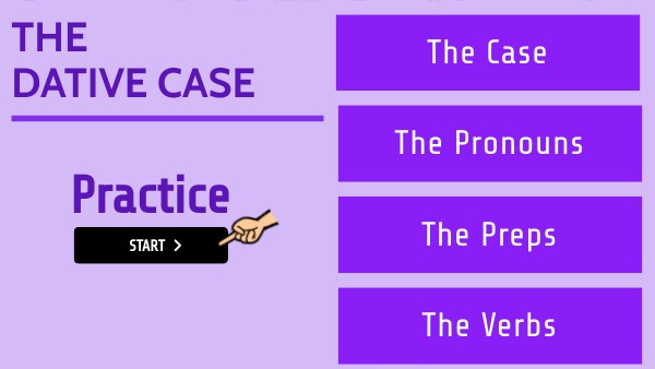 LECTURE DATIVE CASE | Genially