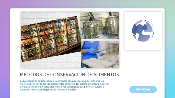 Tema 3-Métodos de conservación de alimentos | Genially